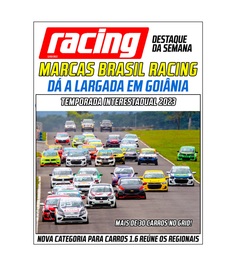 Marcas Brasil Racing estreia em grid com mais de 30 carros em Goiânia