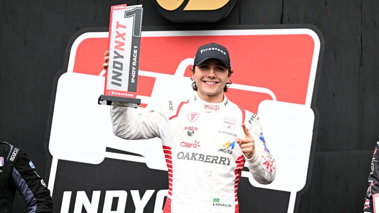 Enzo leva sobrenome Fittipaldi de volta ao pódio em Indianápolis